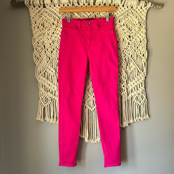 Hudson Jeans | Jeans | Hudson Hot Pink Barbara Super Skinny Jeans ...